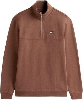 Tommy Hilfiger Sweat col montant zipp&eacute; avec logo brod&eacute;