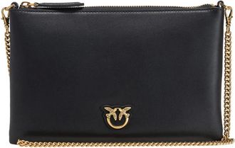 Pinko Pinko, Femme, Sacs, Noir, Taille: ONE Size Classic Flat Love Bag Simply