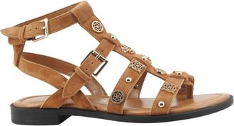 Guess Femme, Chaussures, Brun, Taille: 39 EU Sandales Plates