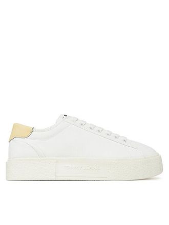 Tommy Jeans Sneakers Tjw Flatform Canvas Sneaker EN0EN02792 Écru
