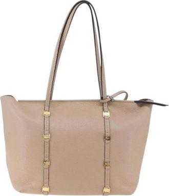 Ferragamo Pre-owned Vala tote - Femme - Pre-owned - Beige - Taille: ONE Size