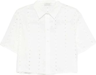 Anine Bing Femme, Blouses et Chemises, Blanc, Taille: 38 FR Shirt Anine Bing
