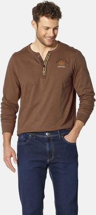 Babista Langarmshirt DANIVECCI mit Stickerei auf der Brust