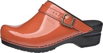 Sanita Freya | Sabots Ouvert | Produit Original Fabriqué à la Main pour Femme | Assise Plantaire de Forme Anatomique avec Mousse Souple | Bride de Talon régl