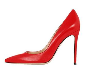 EDEFS Escarpins Femme - Sexy High Heel Shoe - Stiletto Red Escarpin - Chaussures Talons Aiguilles 10 cm - Taille 40