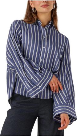 Est'seven Damen, Blusen & Hemden, Blau, MGr&ouml;&szlig;e