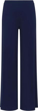 Maliparmi Maliparmi, Femme, Pantalons, Bleu, Taille: 36 FR Pantalon Souple en Jersey