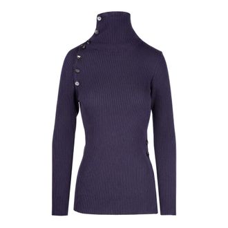 Liviana Conti Femme, Pulls, Violet, Taille: 40 FR Col roul&eacute;