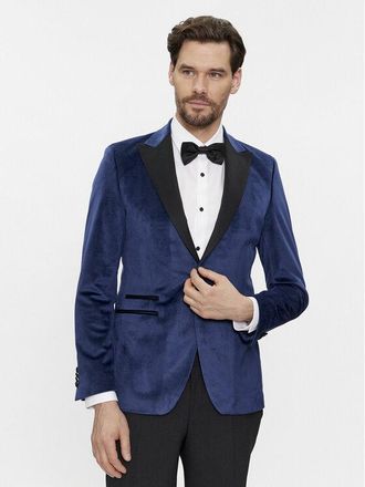 Karl Lagerfeld Sakko 155270 541009 Dunkelblau Slim Fit