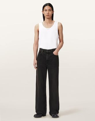 AllSaints Lenny - Jeans in &uuml;berf&auml;rbtem Braun