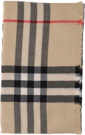 Burberry Wool Scarf Check