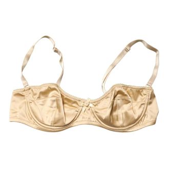 Dolce & Gabbana Femme, Sous-v&ecirc;tements, Beige, Taille: 38 FR Soutien-gorge balconnet &agrave; armatures et coques