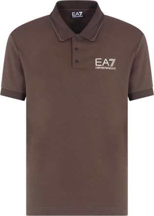 Emporio Armani Homme, Tops, Brun, Taille: 3XL Polo