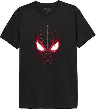 MARVEL « Miles Mask » MEMAGAGTS004 T-Shirt Homme, Noir, Taille XXL