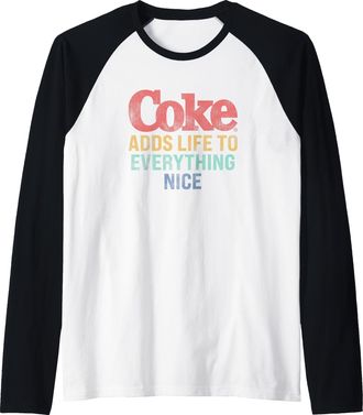 Coca Cola Ware Adds Life to Everything Nice Raglan