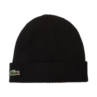 Lacoste Bonnet Tricot&eacute; Classique - unisex - Accessoires - Noir - Taille: ONE Size