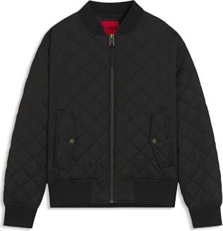 HUGO BOSS Hommes Bicol2541 Veste en satin matelass&eacute; &agrave; la finition d&eacute;perlante