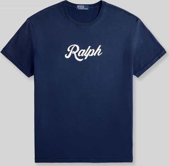 Polo Ralph Lauren Relaxed Fit T-Shirt aus reiner Baumwolle mit Label-Schriftzug