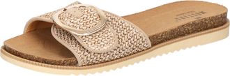 Mustang Jeans Mustang Damen 1392-710 Pantolette, beige, 40 EU