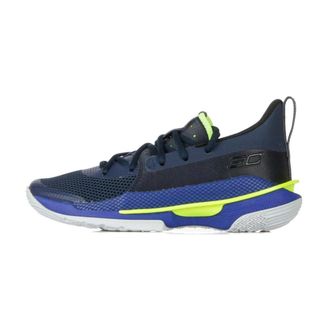 Under Armour Blaue Curry 7 Niedrige Schuhe - - Shoes - Herren - Blau - 37 1/2 EU