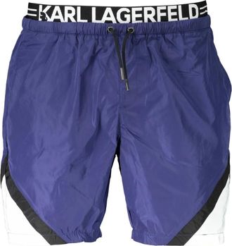 Karl Lagerfeld Homme, Maillots de bain, Bleu, Taille: S Medium Swim Boxer