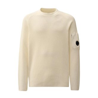 C.P. Company C.p. Company, Herren, Strickwaren, Wei&szlig;, MGr&ouml;&szlig;e