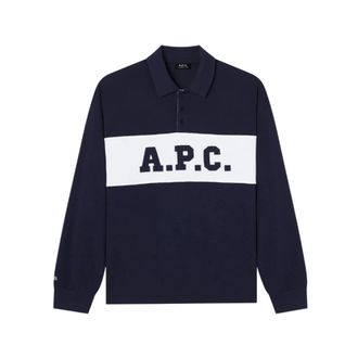 A.P.C. Alexis Polo - - Tops - Herren - Blau - XL