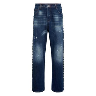 Philipp Plein Herren, Jeans, Blau, W32Gr&ouml;&szlig;e