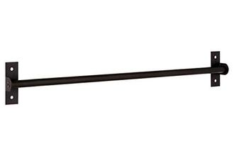 Premier Housewares SORELLO Kleiderstange, Eisen, schwarz, 4 x 60 x 9 cm