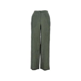 Emporio Armani Hosen mit Knopfverschluss - - Trousers - Damen - Gr&uuml;n - L