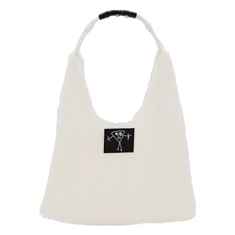 Plan C Mesh Shopper Bag - - Bags - Damen - Wei&szlig; - ONE SIZE