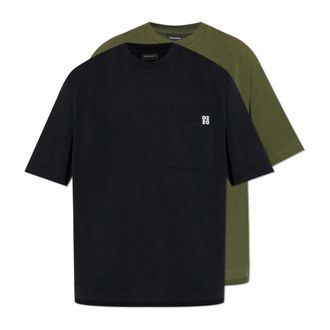 Dsquared2 Zweierpack T-Shirts mit Tasche - - Tops - Herren - Mehrfarbig - 3XL