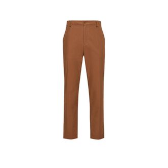 Moncler Moncler Pantalon En Coton M&eacute;lang&eacute; Technique, Homme, Marron, Taille: 46