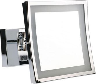 Leds - C4 Espejo de Aumento para Maquillaje con Luz led. Espejo Retroiluminado para Ba&ntilde;o con Brazo Extendible y Ajustable. Cromo