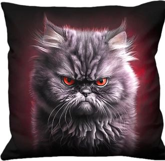 Spiral Anger Management None Kissen Multicolor 100% Baumwolle Gothic, Katzen