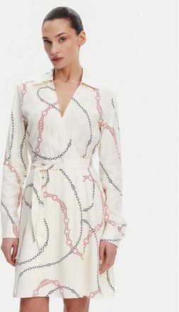 Tommy Hilfiger Coctailkleid WW0WW44664 Weiß Regular Fit