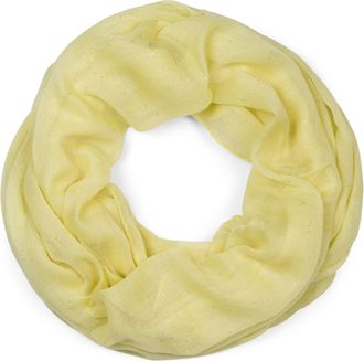 styleBREAKER Schlauchschal Loop mit Glitzer unifarben