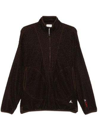 Roa pull Alpha Direct Half Zip - Marron