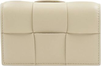 Bottega Veneta Femme, Accessoires, Beige, Taille: ONE Size Porte-cartes de visite