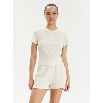 Champion T-Shirt E10013 Beige Regular Fit