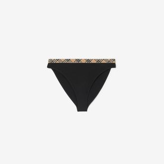 Burberry Bas de bikini avec Check, Size: XS