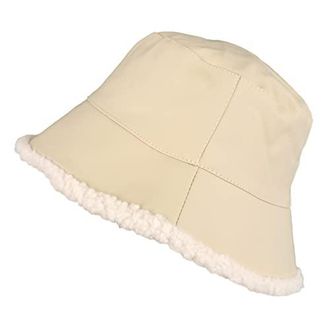 Toutacoo Bob de Pluie, Cir&eacute; Mat, Imperm&eacute;able, Int&eacute;rieur Fourr&eacute; (Ecru)