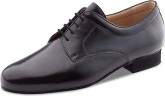 Werner Kern Perugia 28064 Chaussures de danse pour homme en cuir noir extra large 2 cm Micro Heel Semelle en daim Fabriqué en Italie, Noir, 48 2/3 EU X-Large
