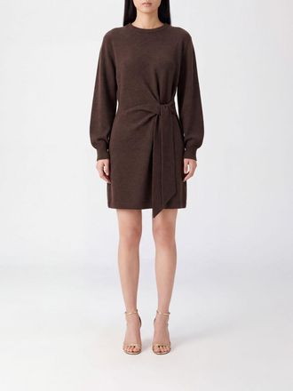 Lisa Yang Mini-robe en maille de cachemire &agrave; taille drap&eacute;e et col rond