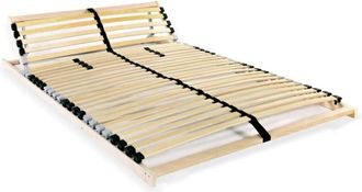 vidaXL Lattenrost mit 28 Latten 7 Zonen 140x200 cm Vidaxl