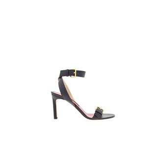 Carolina Herrera Braune Lederkreuzriemensandalette mit Absatz - - Shoes - Damen - Braun - 39 EU
