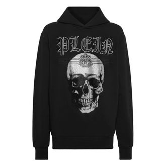 Philipp Plein Homme, Sweatshirts et sweats &agrave; capuche, Noir, Taille: 3XL Hooded SweaT-shirt Skull