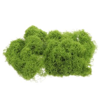 DOITOOL Abaodam K&uuml;nstliches Moos Deko F&uuml;r Selbstgemacht Basteln 100g Leichtes Kunstmoos in Hellgr&uuml;n F&uuml;r Zimmerpflanzen Bonsai Und Topfdekoration Realistische 