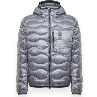 Blauer Homme, Vestes, Gris, Taille: 3XL Veste Puffer Wave Ondina