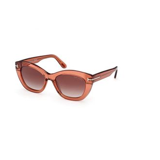 Tom Ford Femme, Accessoires, Orange, Taille: 53 MM Linda-02 Lunettes de soleil